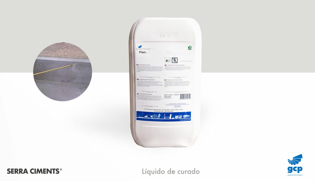 Curing Liquid. Pieri Curing TP 200. Helps reduce cracks in concrete.